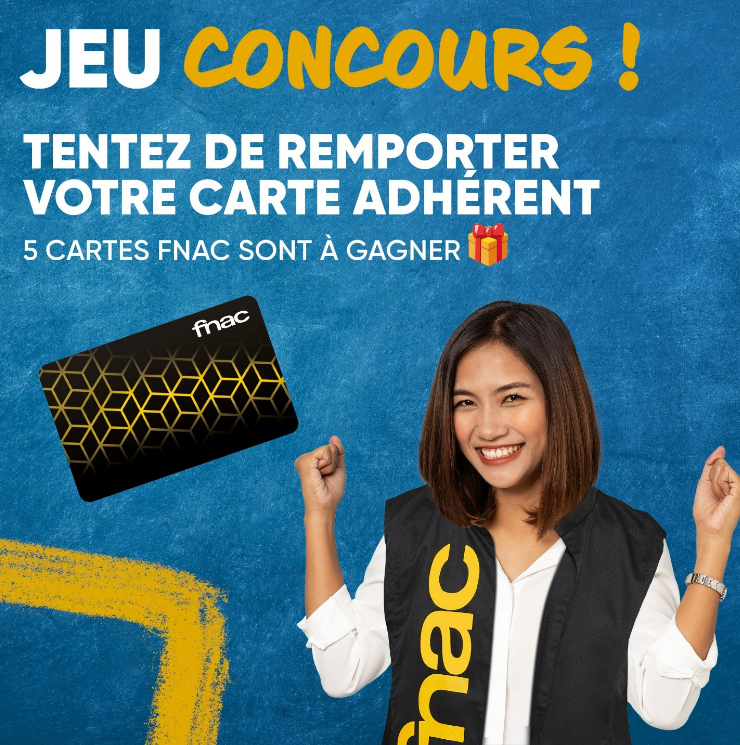 Concours fnac_suisse_officiel - Gagnez votre carte adhérent - Concours.ch