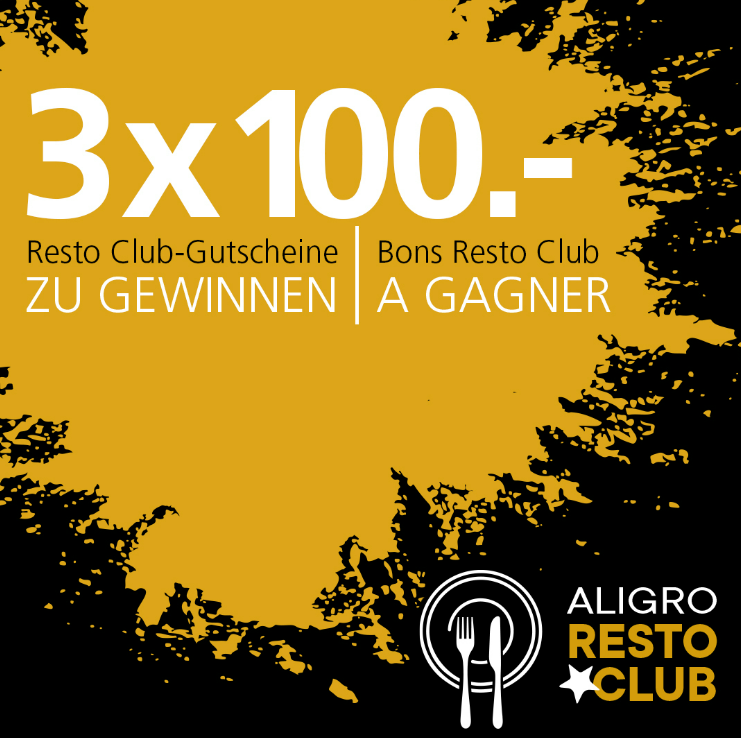 Concours aligro.ch - Gagnez 3 x 100.- en bons Resto Club pour manger au ...