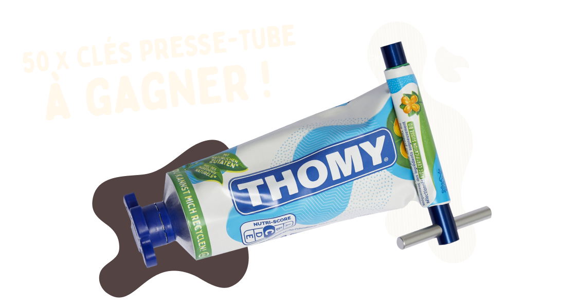 Concours Nestlé THOMY - Gagnez 100 x clé tubes THOMY - Concours.ch