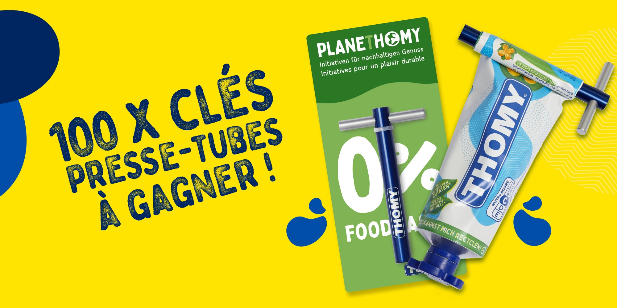 Concours Nestlé THOMY - Gagnez l’une des 100 clés tube THOMY - Concours.ch