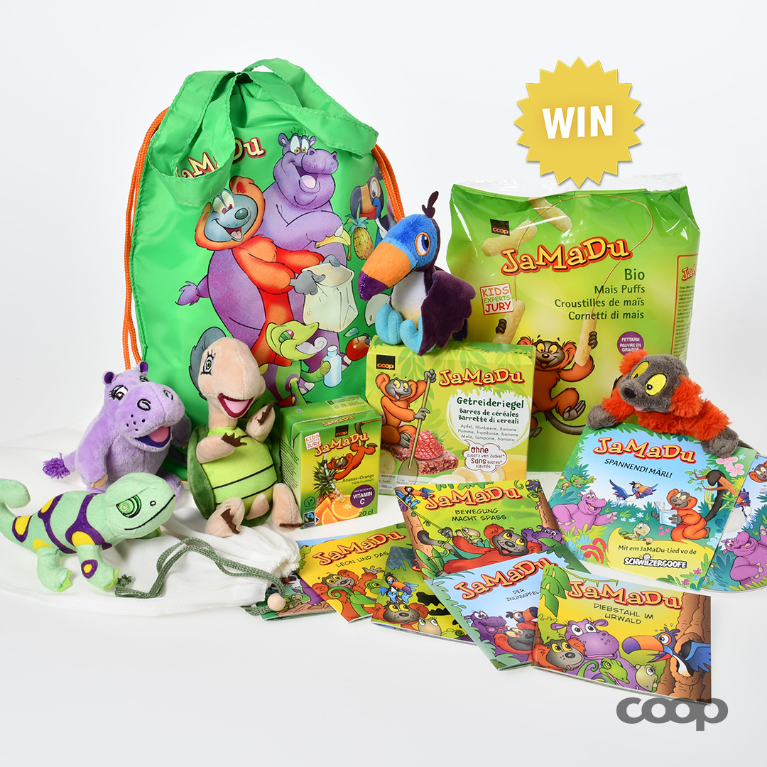 Concours Coop - Gagnez des petits sacs JaMaDu enchanteurs ! - Concours.ch