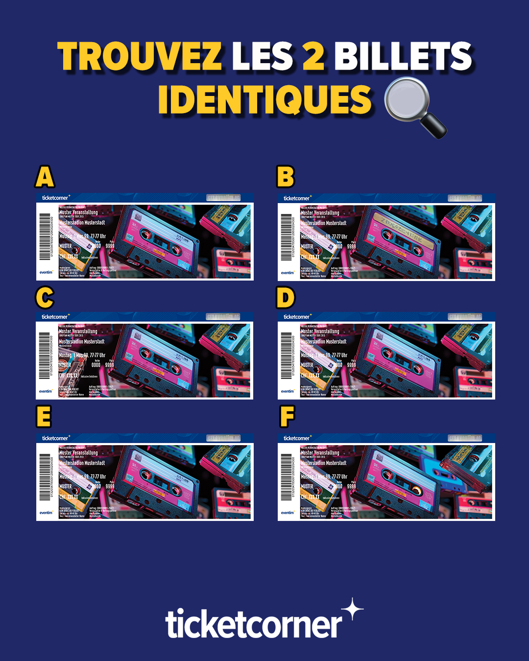 Concours ticketcorner_romandie - Gagnez un bon Ticketcorner d'une ...