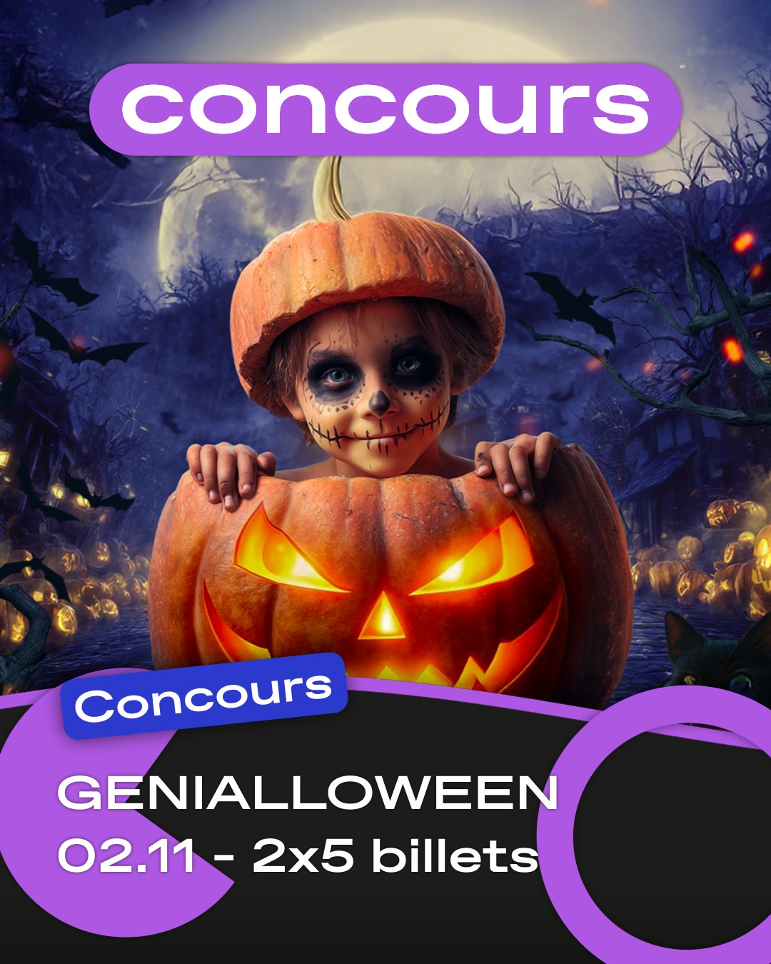 Concours carac.tv - Gagnez 5x 2 billets pour HALLOWEEN FAMILY FESTIVAL ...